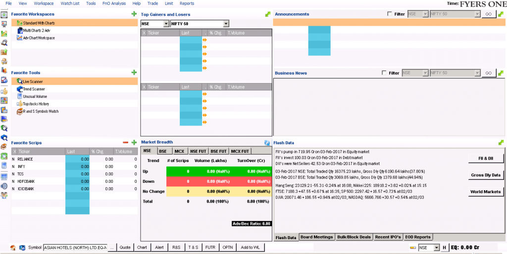 Fyers ONE Trading Terminal : Screen Shots – Stocks On Fire