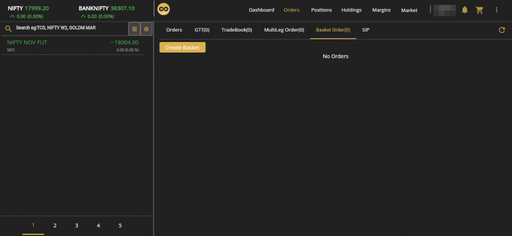 Finvasia’s new web app screenshots – Nov 2021. – Stocks On Fire