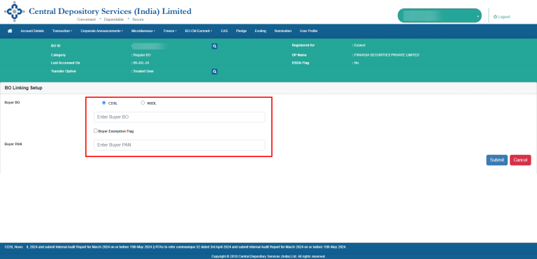 Step-by-Step Instructions for Linking Your Own FROM and TO Demat ...